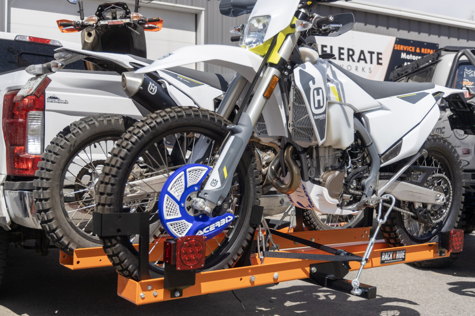 Heavy Duty DOUBLE MX Motocross Hauler. Off Road Use Capable