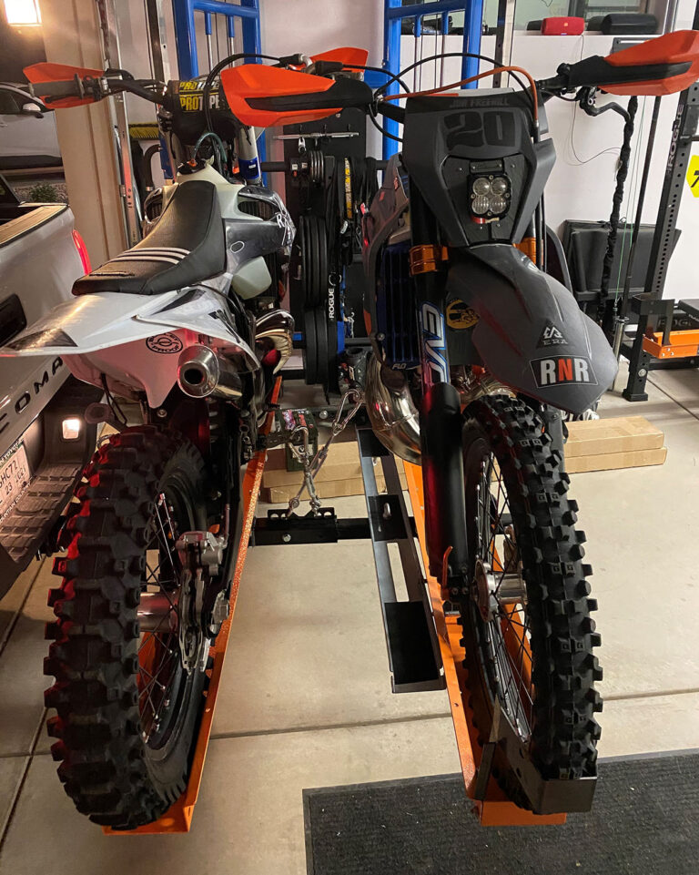 Heavy Duty DOUBLE MX Motocross Hauler. Off Road Use Capable