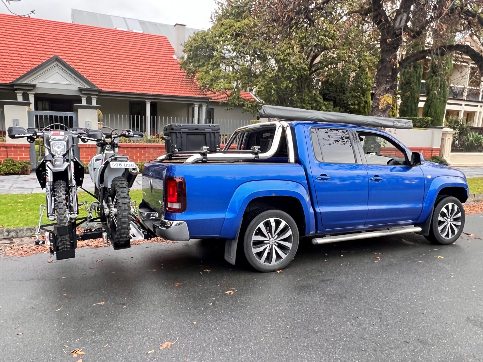 Heavy Duty DOUBLE MX Motocross Hauler. Off Road Use Capable